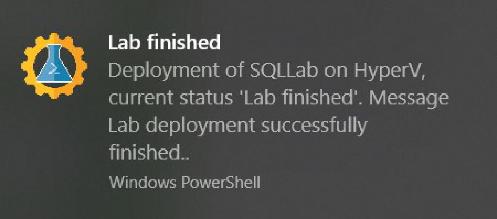 Using AutomatedLab to setup a SQL Server Lab