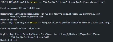 Troubleshooting SPN Troubles - Cannot generate SSPI context